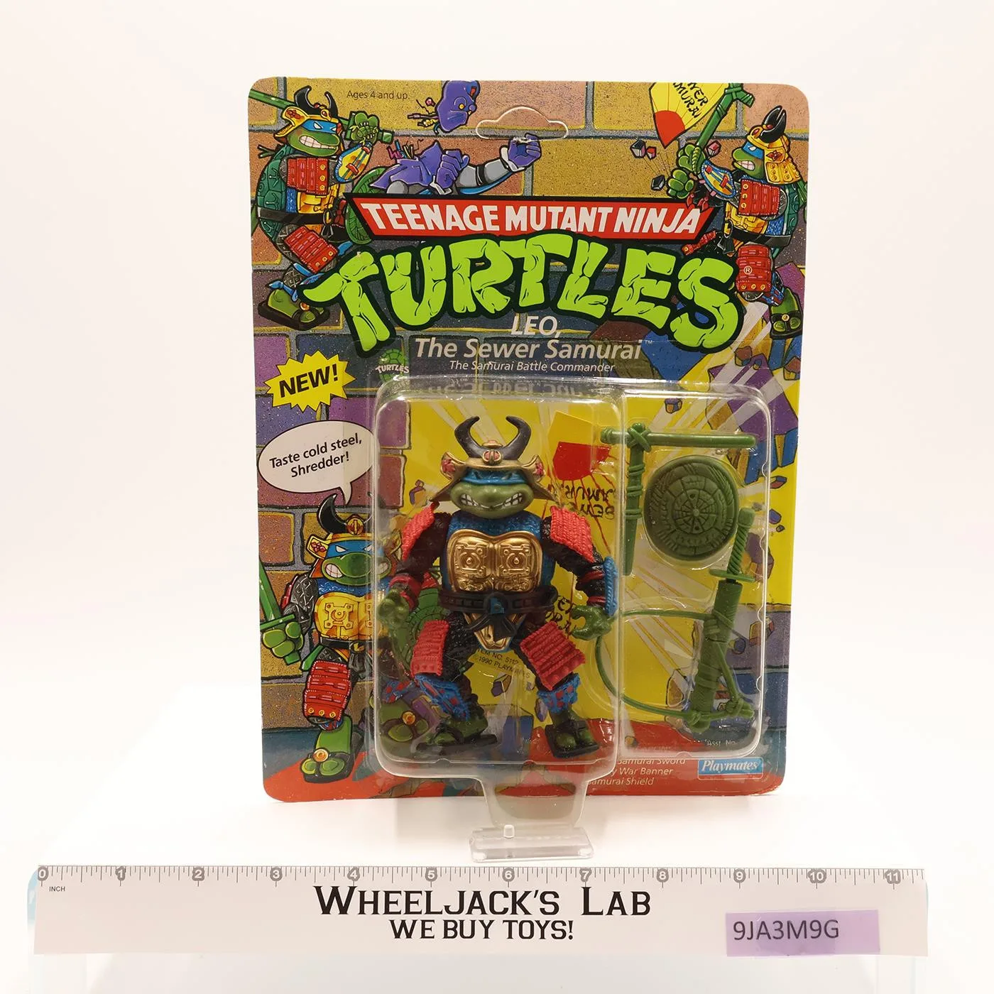 Leo The Sewer Samurai Teenage Mutant Ninja Turtles TMNT 1990 UNPUNCHED ...