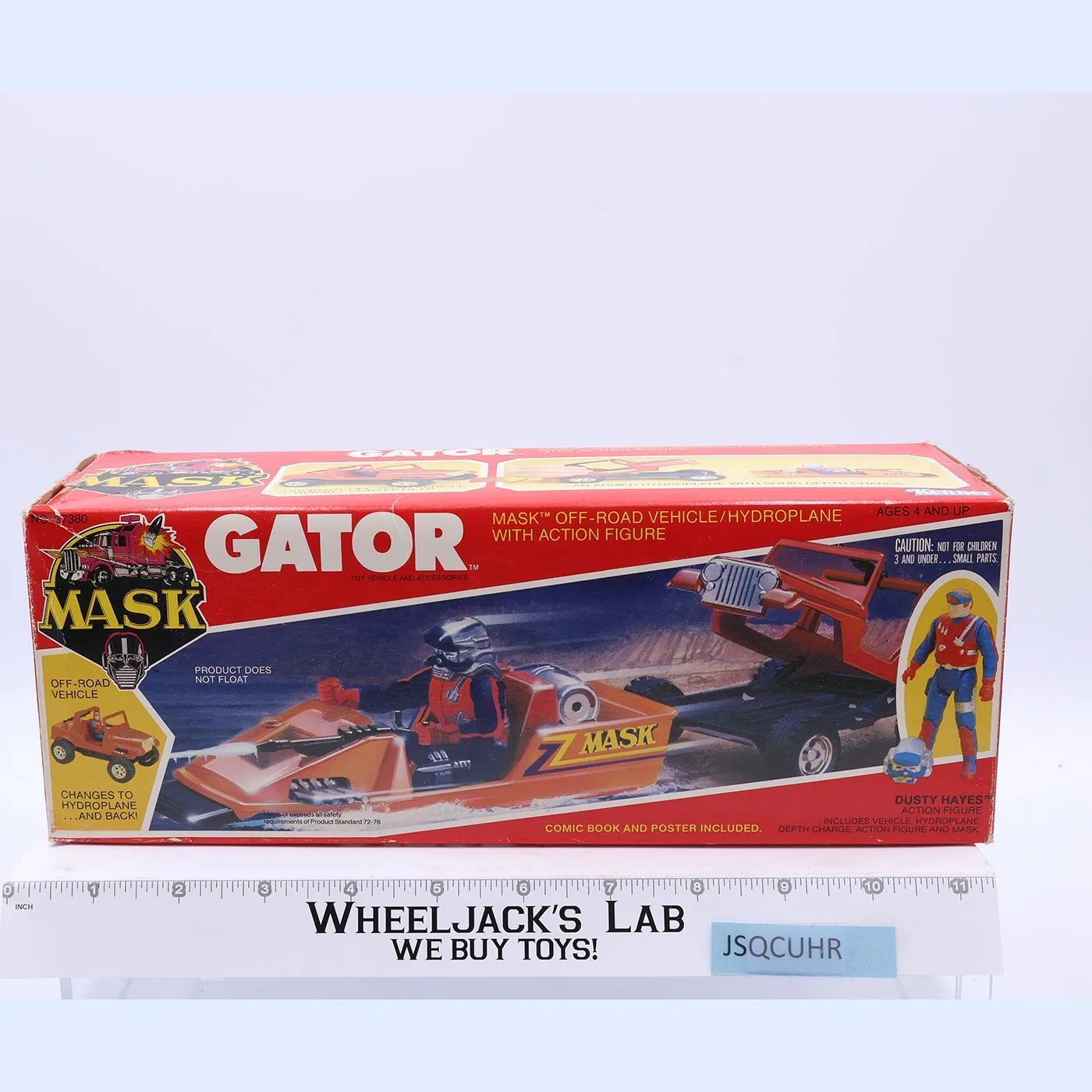 Gator Hayes 100% Complete W/Box 1985 MASK Kenner Vintage Action Figure ...