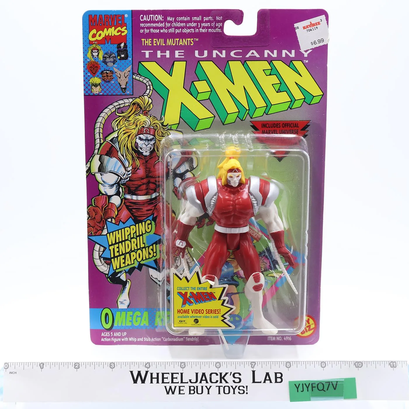 Omega Red 100% Complete The Uncanny X-Men 1993 Toybiz Vintage Action ...