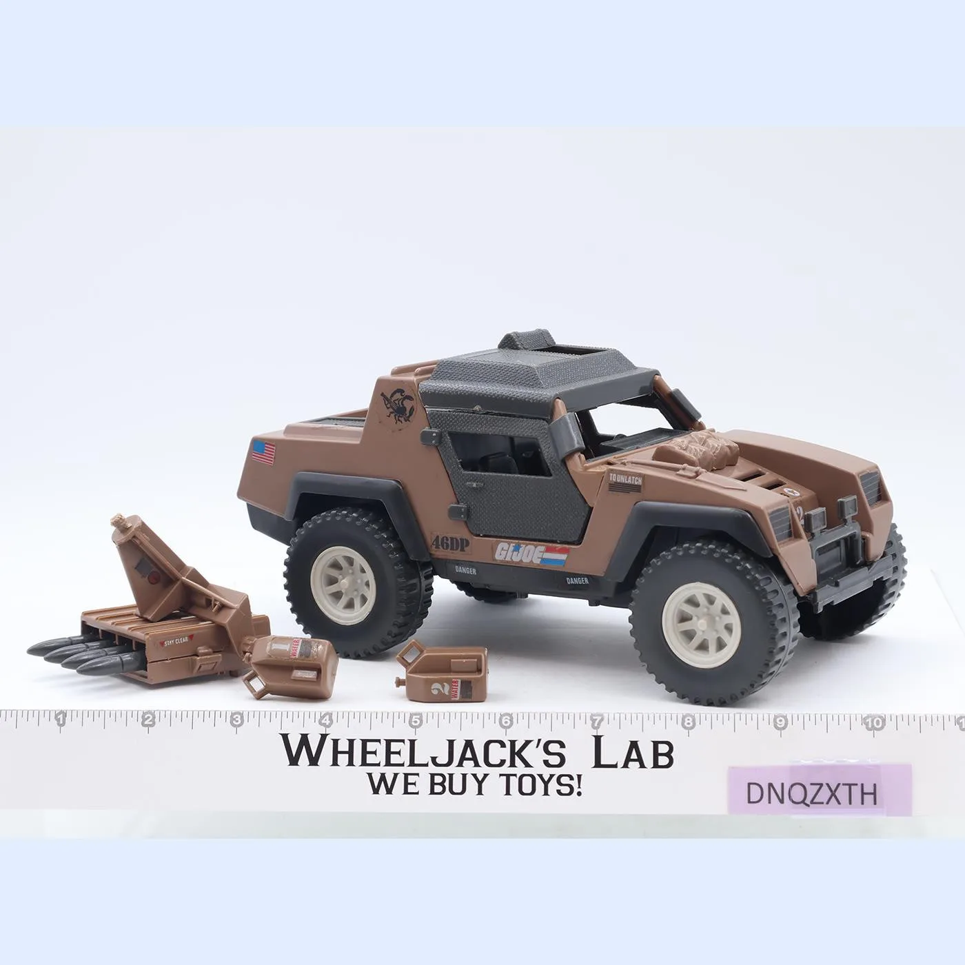 Vamp Mark II Attack Jeep 100% Complete GI Joe 1984 Hasbro Action Figure Vehicle - Wheeljack's Lab