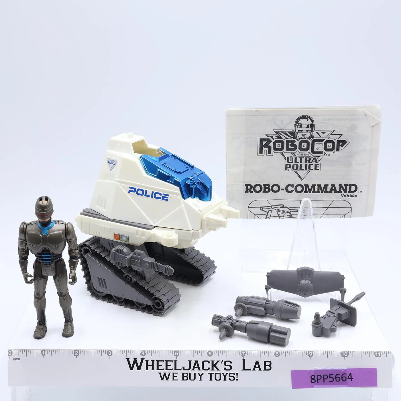 Robo Command Complete Robo Cop Ultra Police 1990 Kenner Action Figure ...