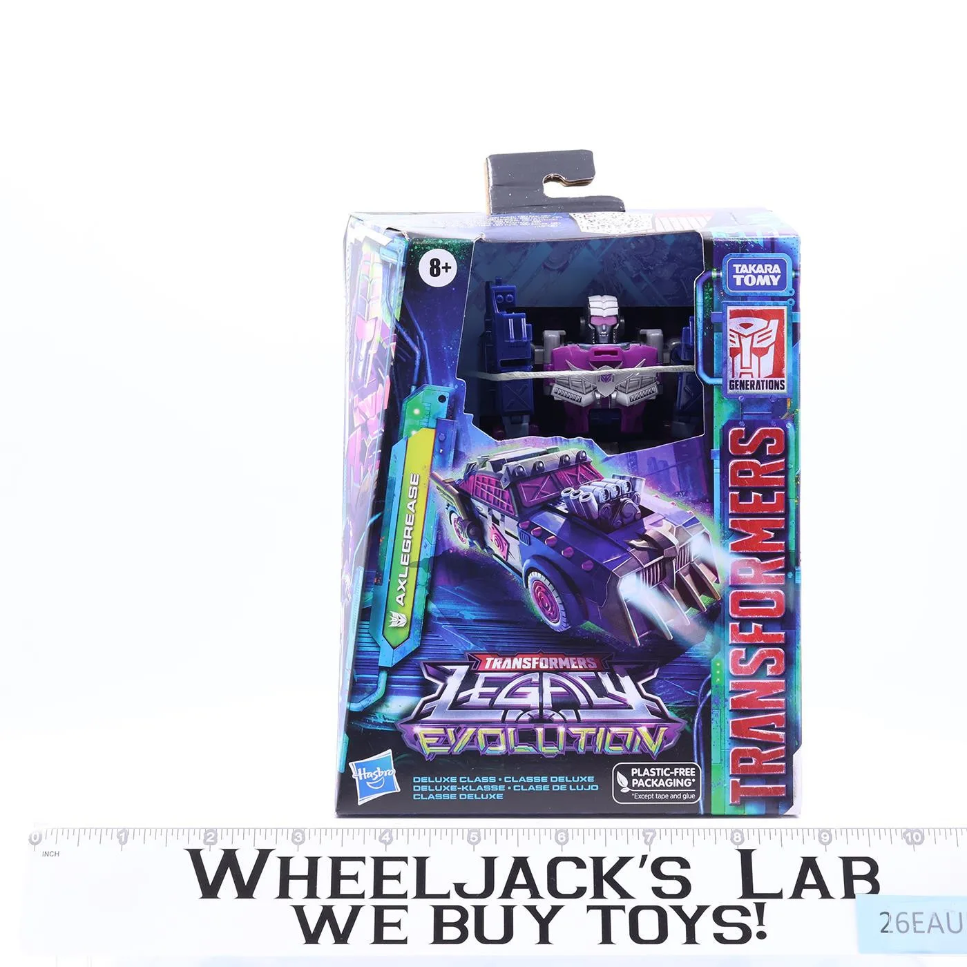 Axlegrease Transformers Legacy Evolution 2023 Hasbro Action Figure NEW SEALED - Wheeljack's Lab