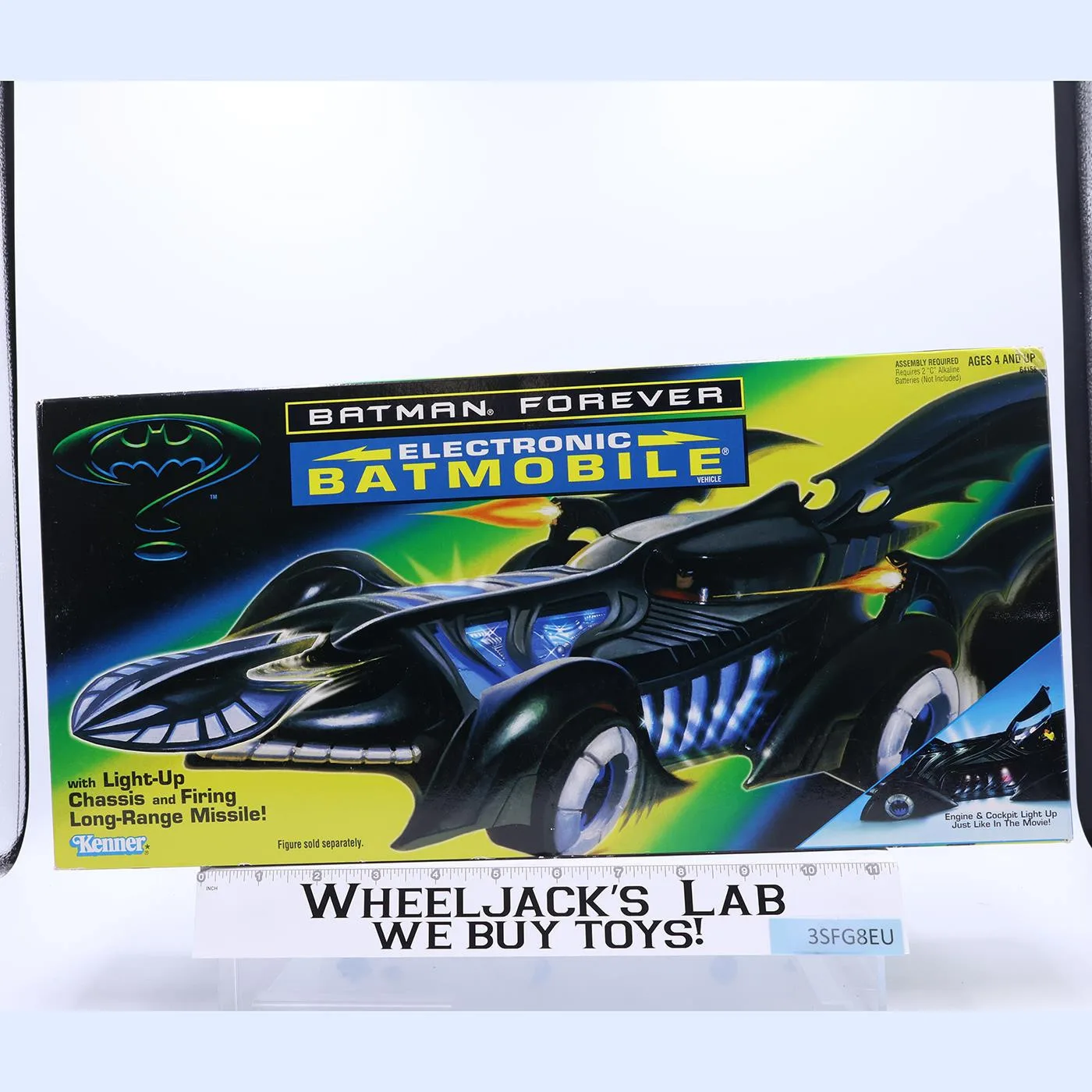 Electronic Batmobile DC Comics Batman Forever 1995 Kenner Vehicle NEW ...