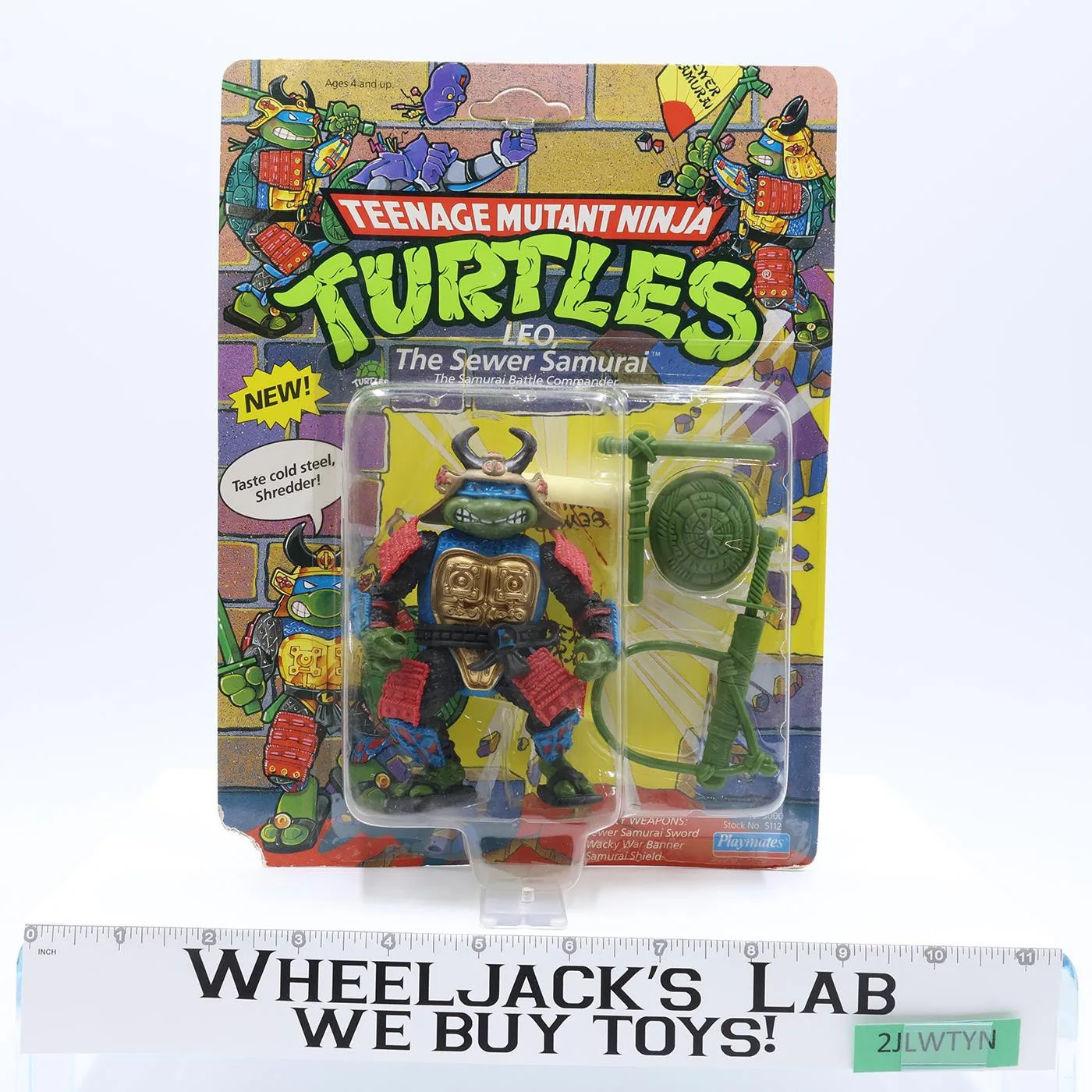 Leo The Sewer Samurai Teenage Mutant Ninja Turtles TMNT 1990 UNPUNCHED ...