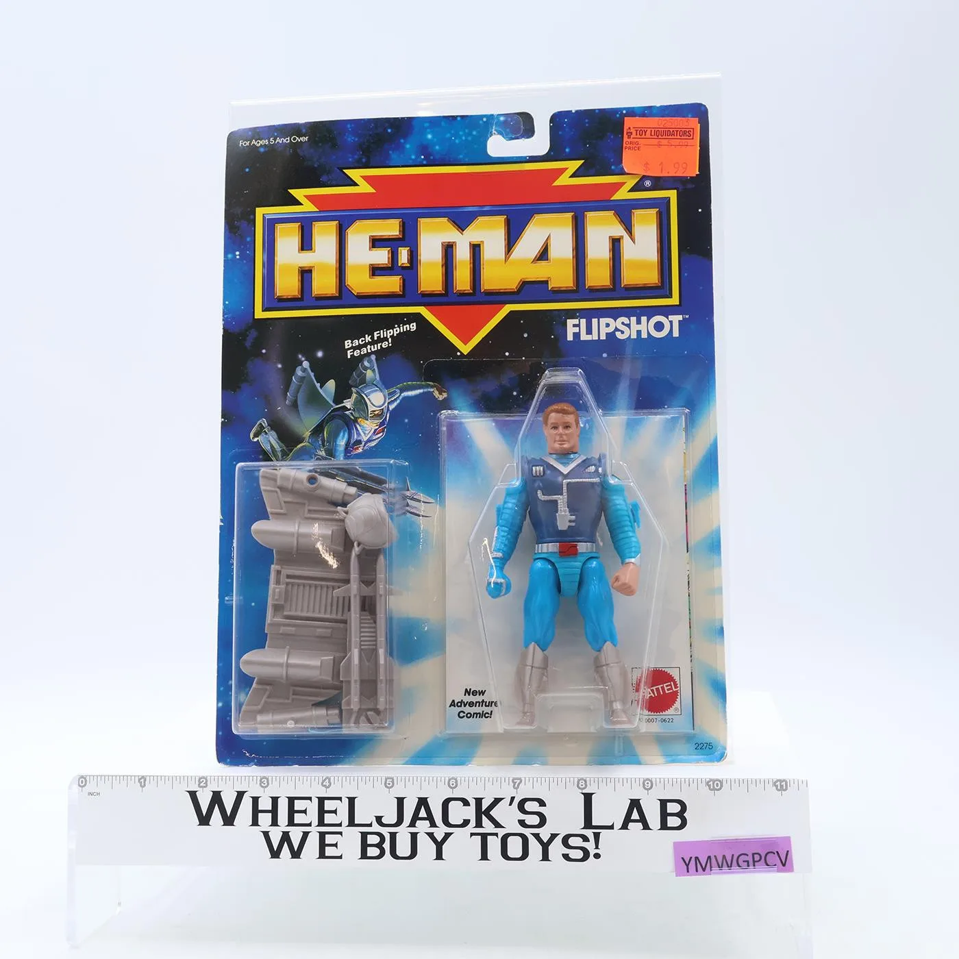 Flipshot The New Adventures of He-Man 1989 Mattel Action Figure NEW ...