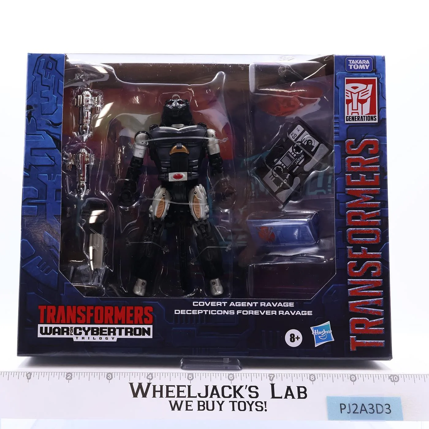 Covert Agent Ravage Transformers War for Cybertron Trilogy 2021 Hasbro ...