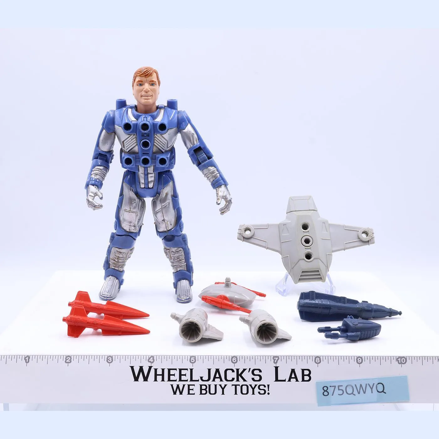 Ace McCloud W/Sky Knight Centurions 1986 Kenner Action Figure - Wheeljack's Lab