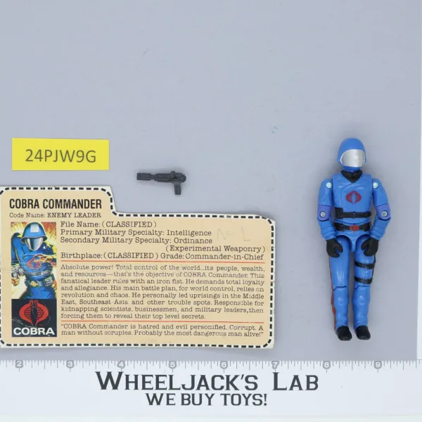Cobra Commander V1.5 100% Complete G.I. Joe 1983 Hasbro Vintage Action ...