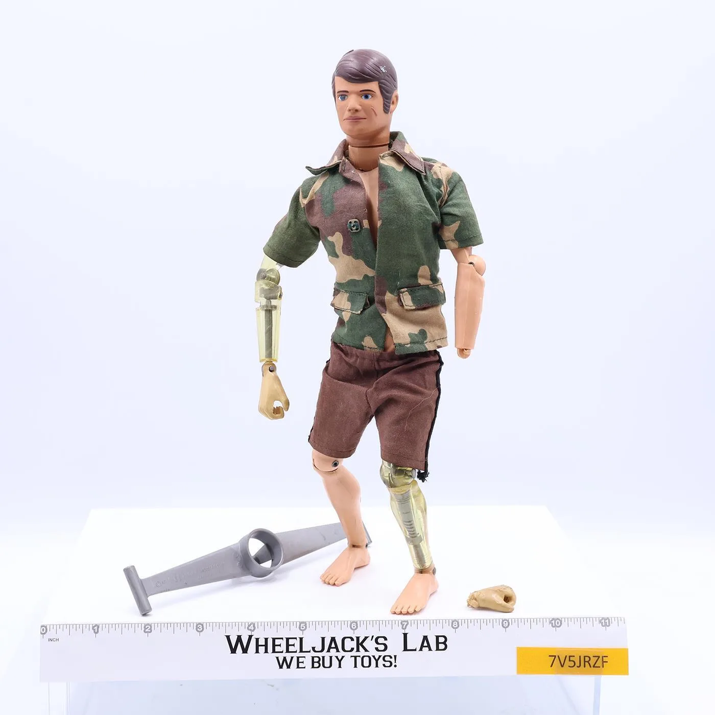 Mike Power Atomic Man 12" GI Joe 1975 Hasbro Action Figure - Wheeljack ...