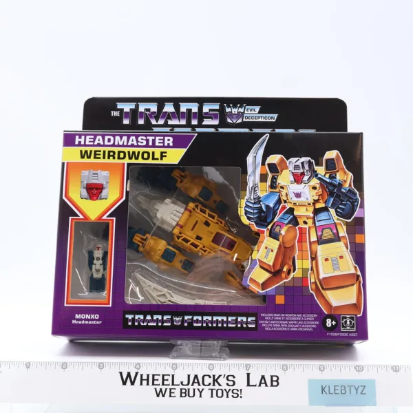 Weirdwolf Headmaster Transformers Reissue 2021 Hasbro Action Figure NEW ...