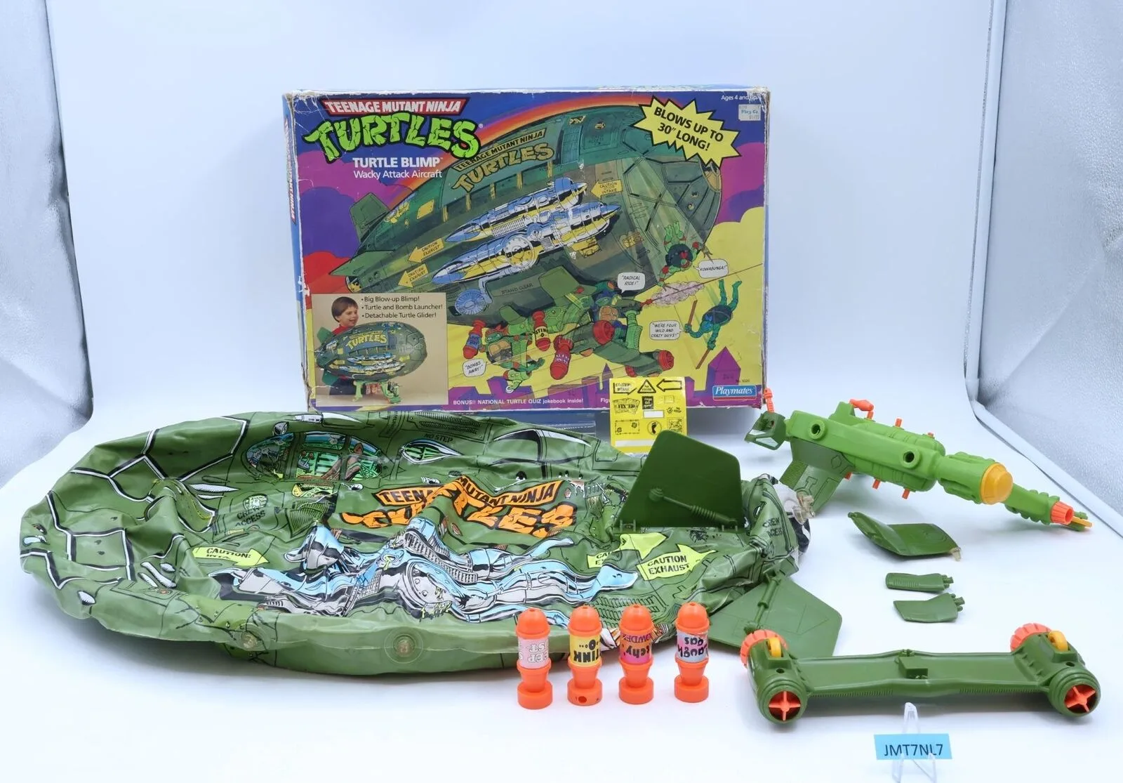 Turtle Blimp 100% Complete Teenage Mutant Ninja Turtles TMNT 1988 ...