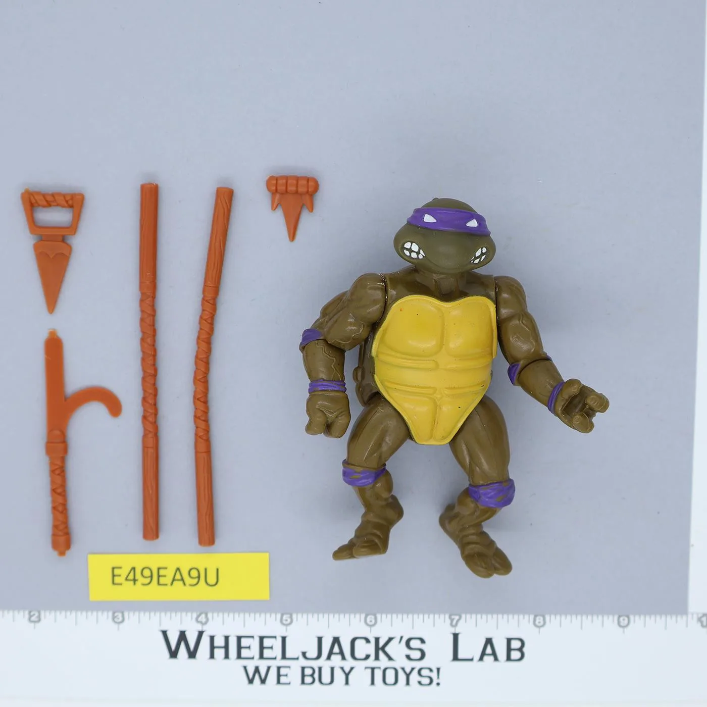 Donatello SOFT HEAD Teenage Mutant Ninja Turtle TMNT 1988 Playmates ...