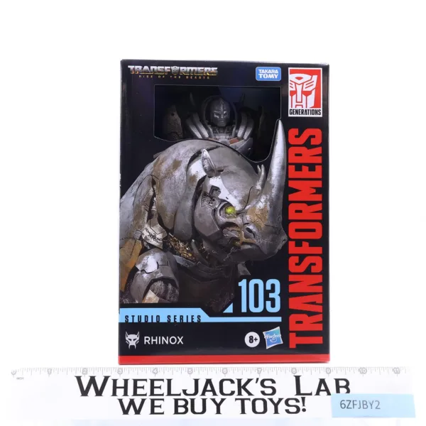 Rhinox 103 Transformers Studio Series Rise of the Beasts 2023 Hasbro NEW SEALED - Wheeljack's Lab
