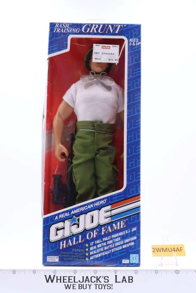 Basic Training Grunt Hall of Fame GI Joe 12" Figure MISB 1992 Action ...