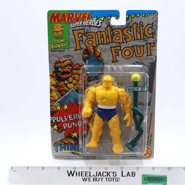 The Thing Pulverizing Punch Fantastic Four Marvel Superheroes 1992 Toybiz MOSC - Wheeljack's Lab