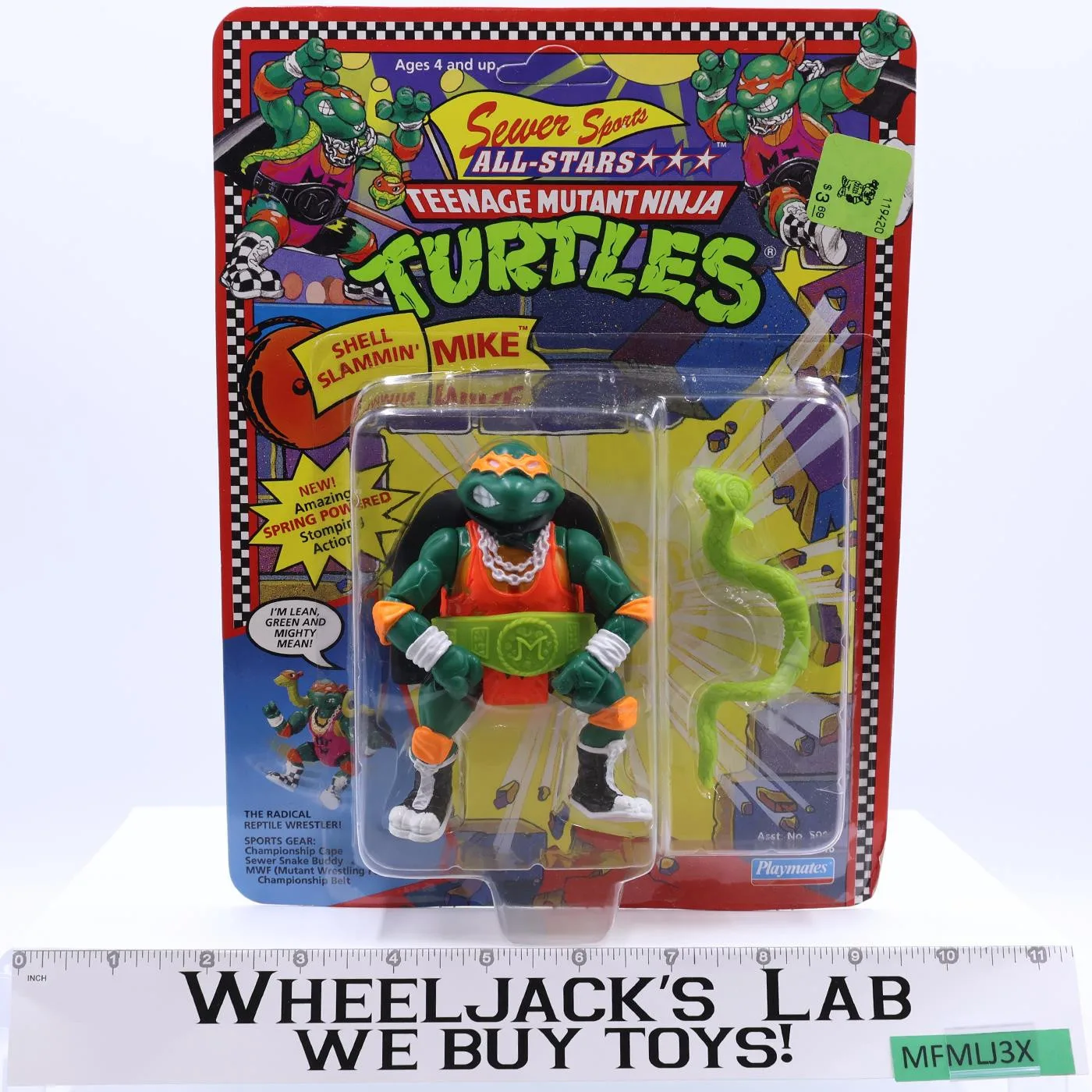 Shell Slammin' Mike Teenage Mutant Ninja Turtles Sewer Sports TMNT ...