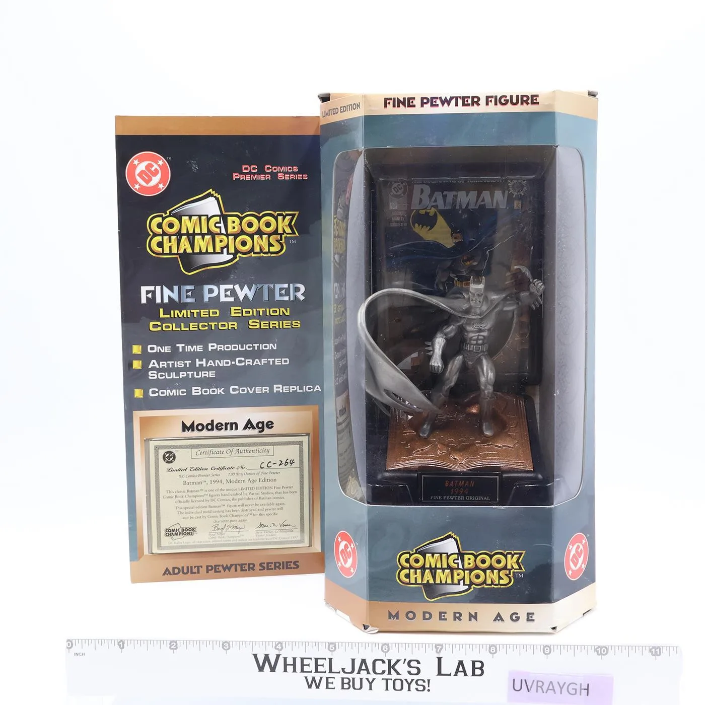 Batman Modern Age Pewter Figure DC Comics 1996 Comic Book Champions NEW ...