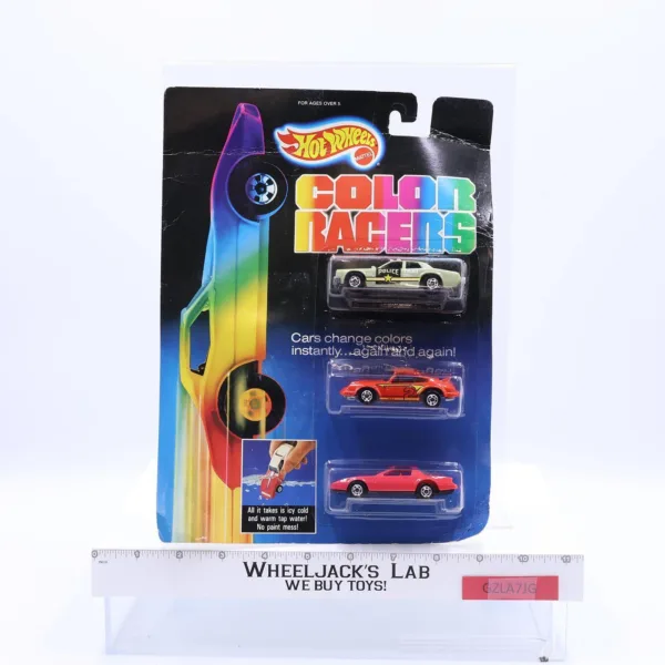 Color Racers FERRARI THUNDERBIRD POLICE TAXI Hot Wheels 1987 Mattel NEW ...