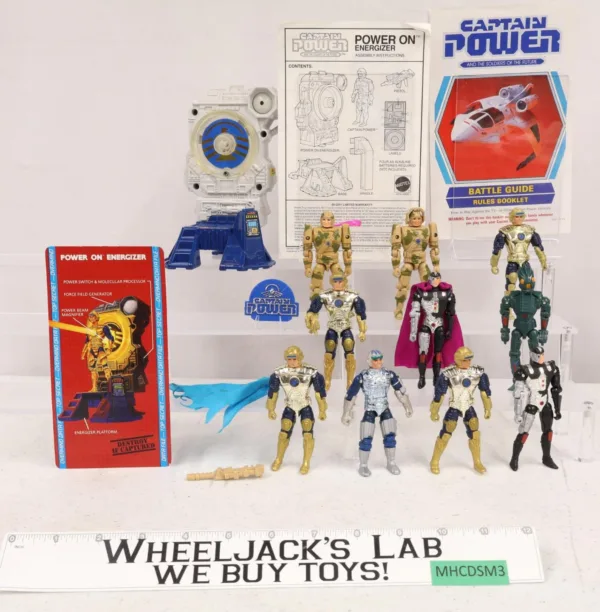 Lot of 10 Captain Power 1980s Mattel Vintage Action Figures ...