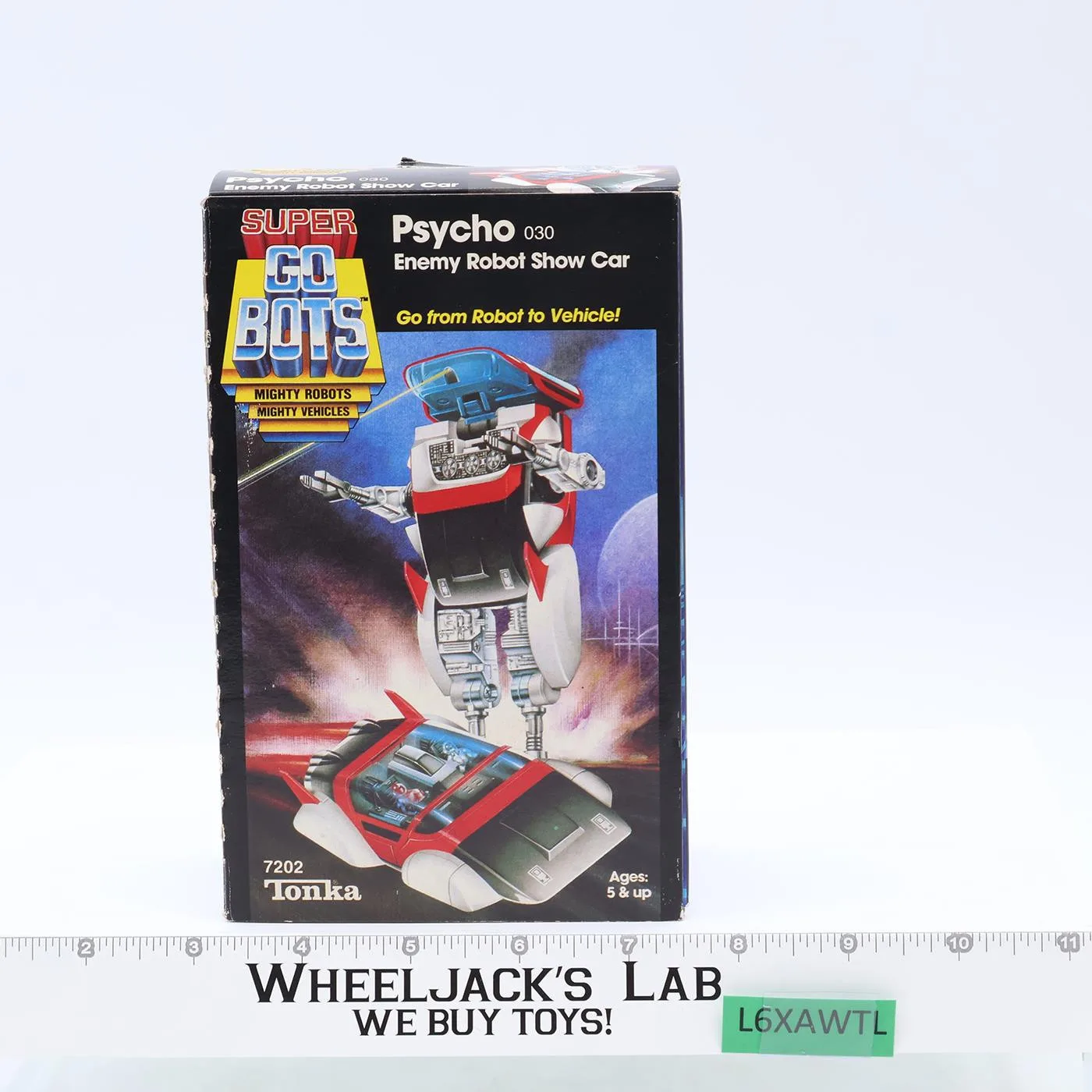 Psycho Show Car 100% Complete W/Box 1983 Super Gobots Go-Bots Bandai Tonka - Wheeljack's Lab