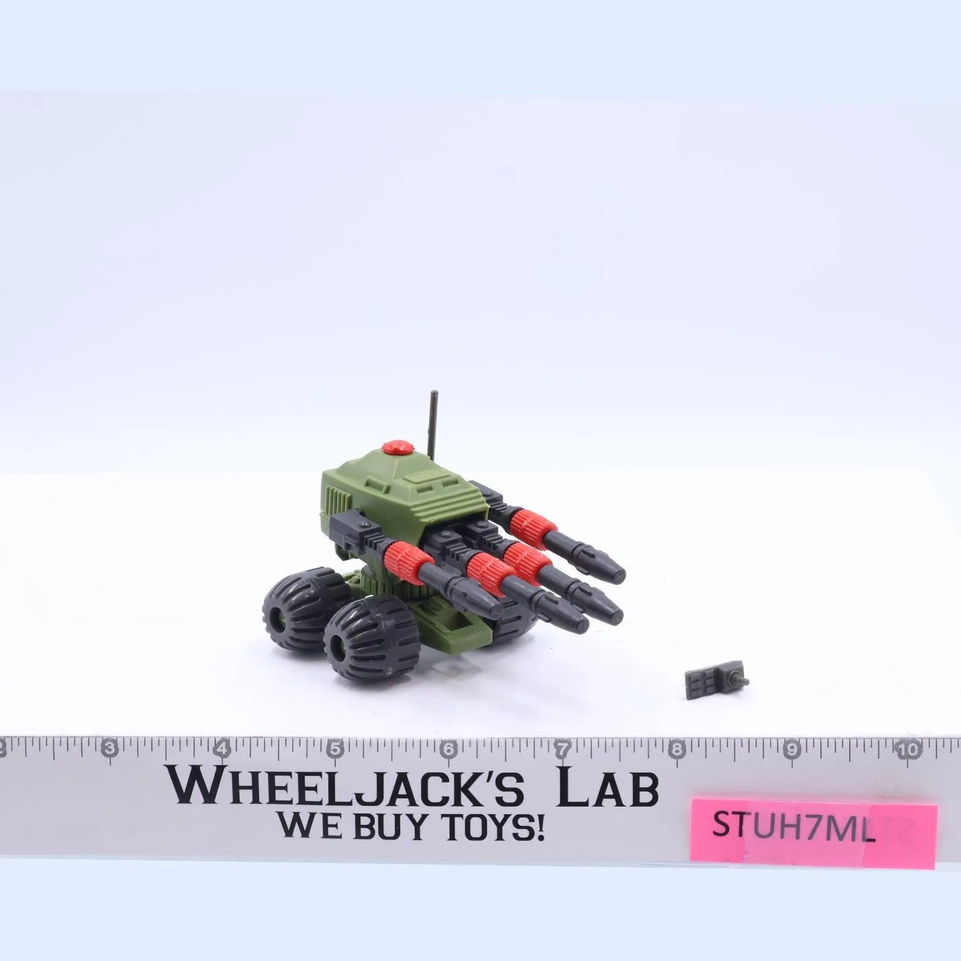 Machine Gun Pac/Rat 100% Complete G.I. Joe 1983 Hasbro Action Figure ...