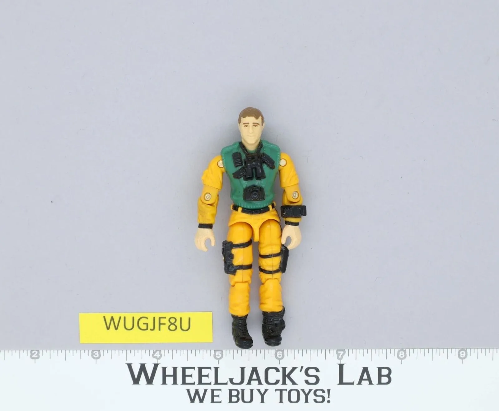 Scoop V1 G.I. Joe 1989 Hasbro Vintage Action Figure - Wheeljack's Lab