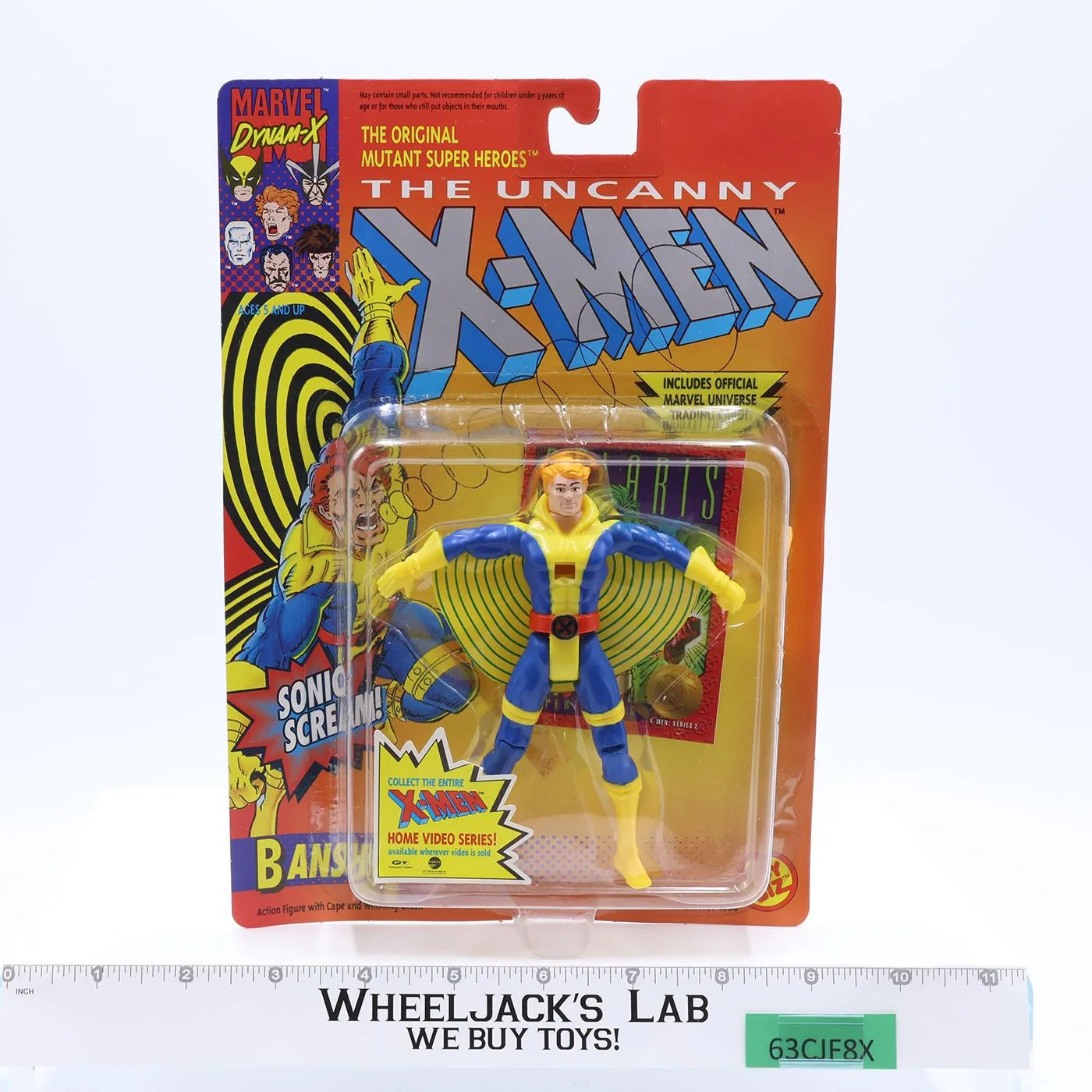 Banshee Sonic Scream Trading Card Uncanny X-Men Marvel Dynam-X 1992 Toy ...