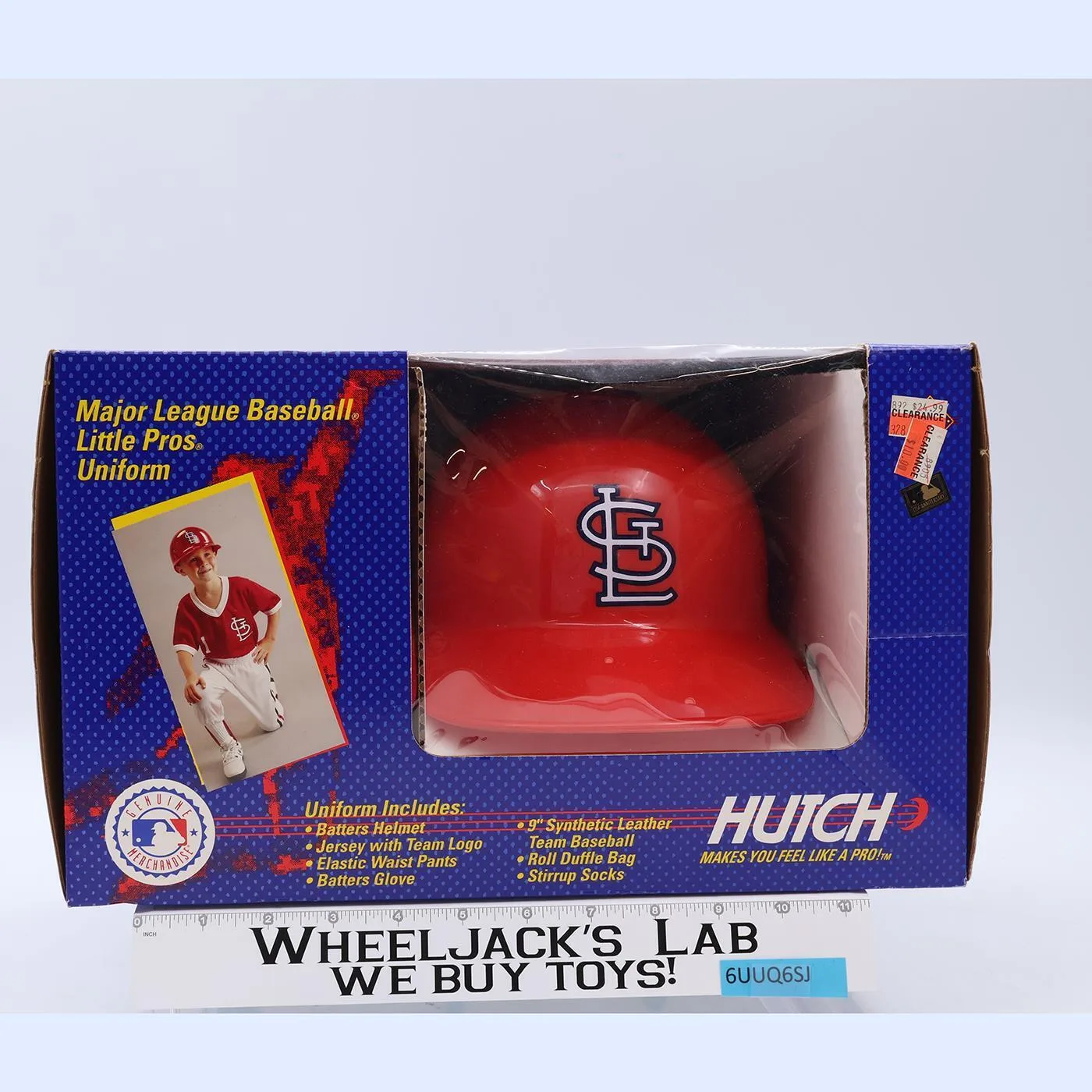 Hutch Major League Baseball Little Pros Uniform 1994 Vintage Set NEW ...