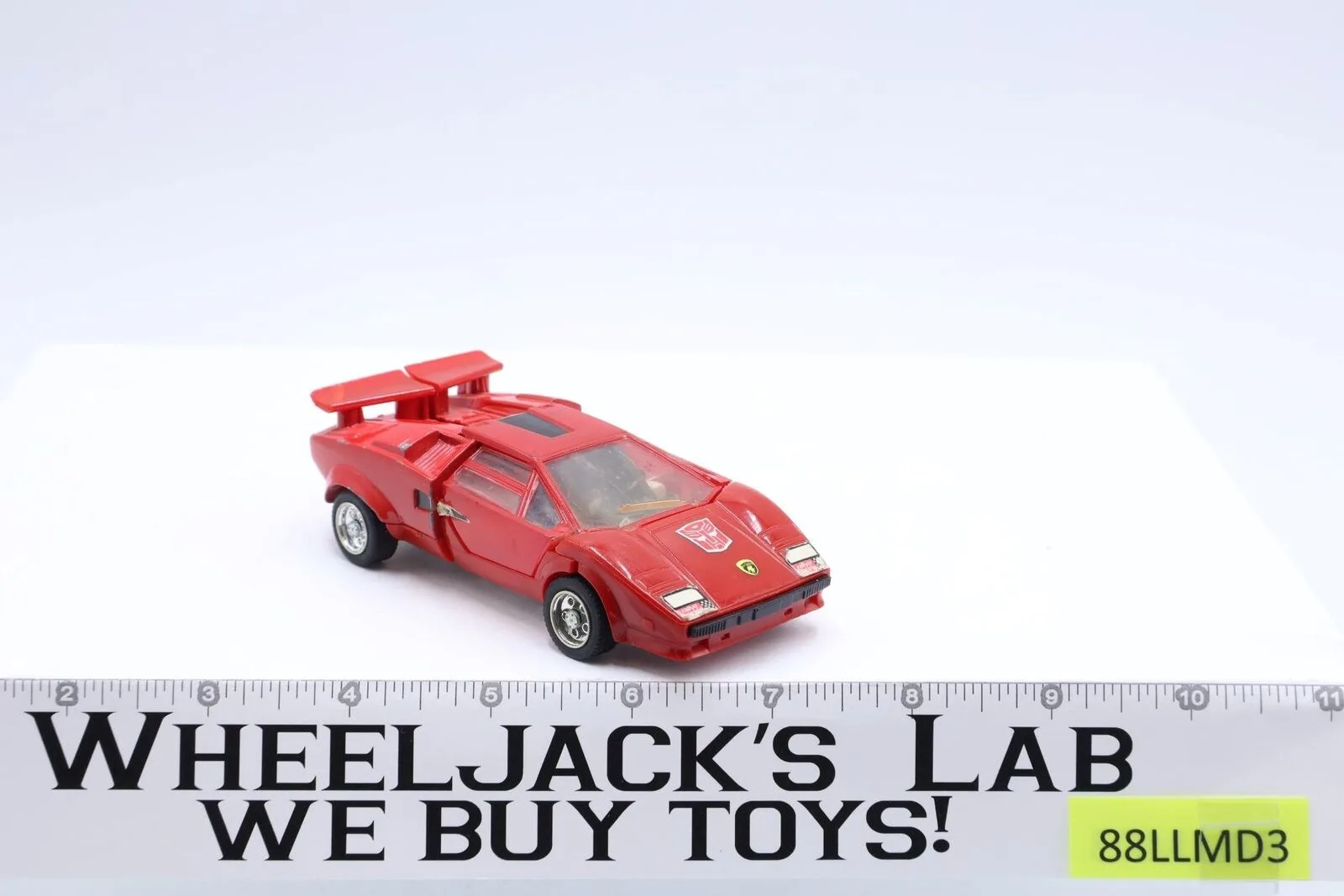 Sideswipe Lamborghini 1985 G1 Transformers Vintage Hasbro Action Figure ...