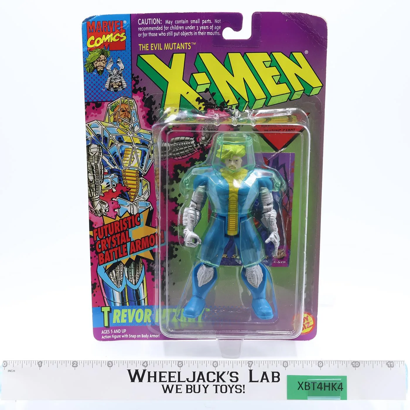 Trevor Fitzroy Crystal Battle Armor X-Men Marvel Comics 1994 Toy Biz ...