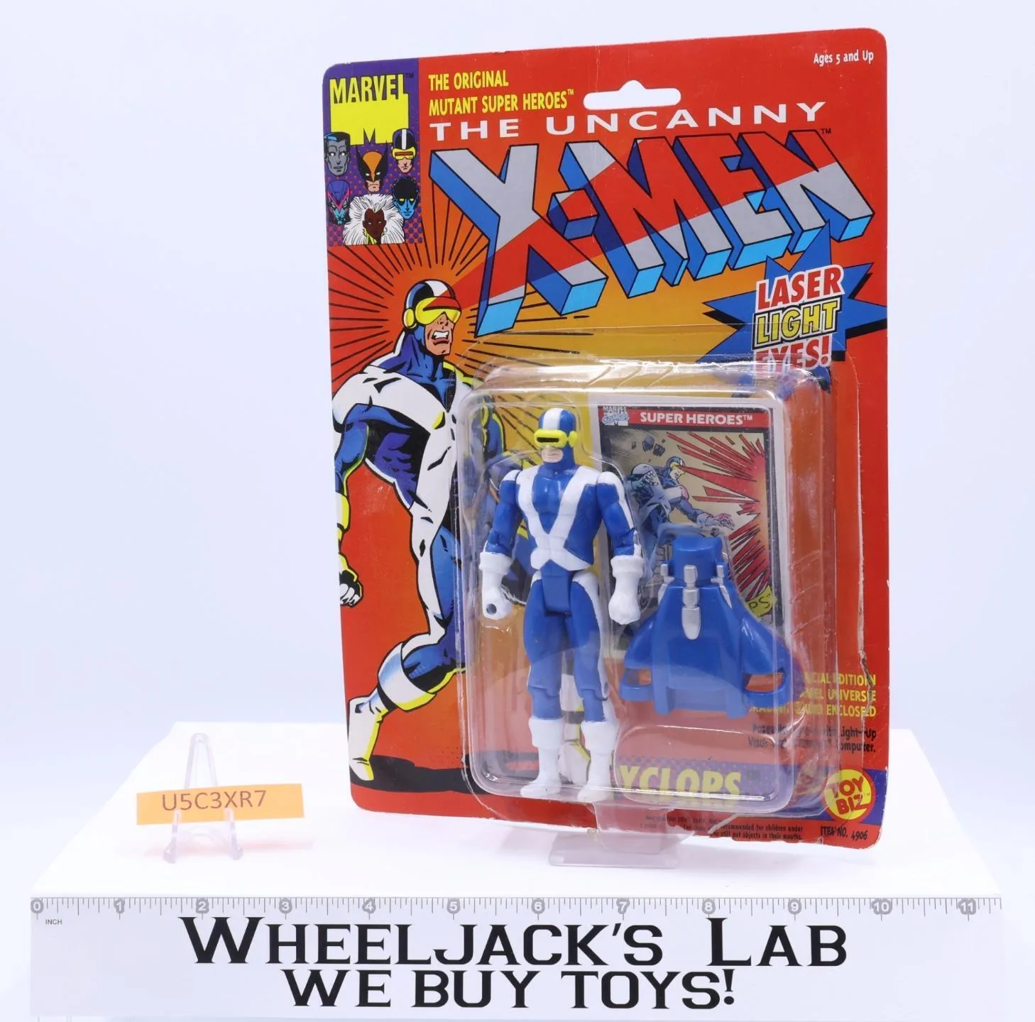 Cyclops W/Laser Light Eyes The Uncanny X-Men Toybiz MOSC 1993 Figure ...