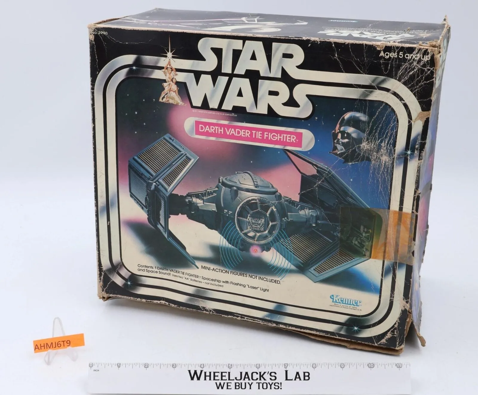 Darth Vader Tie Fighter 100% Complete W/ Box Star Wars 1978 Kenner ...