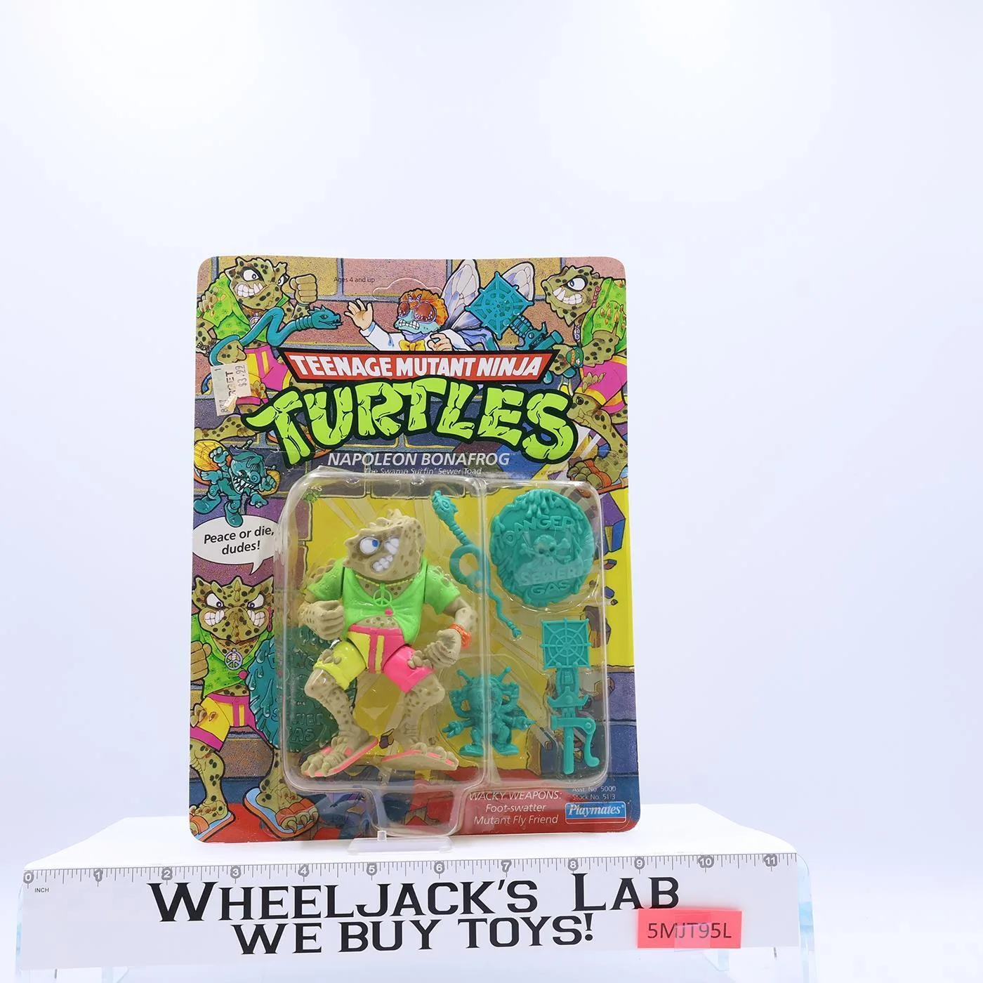 Napoleon Bonafrog Teenage Mutant Ninja Turtles TMNT 1990 Playmates NEW ...