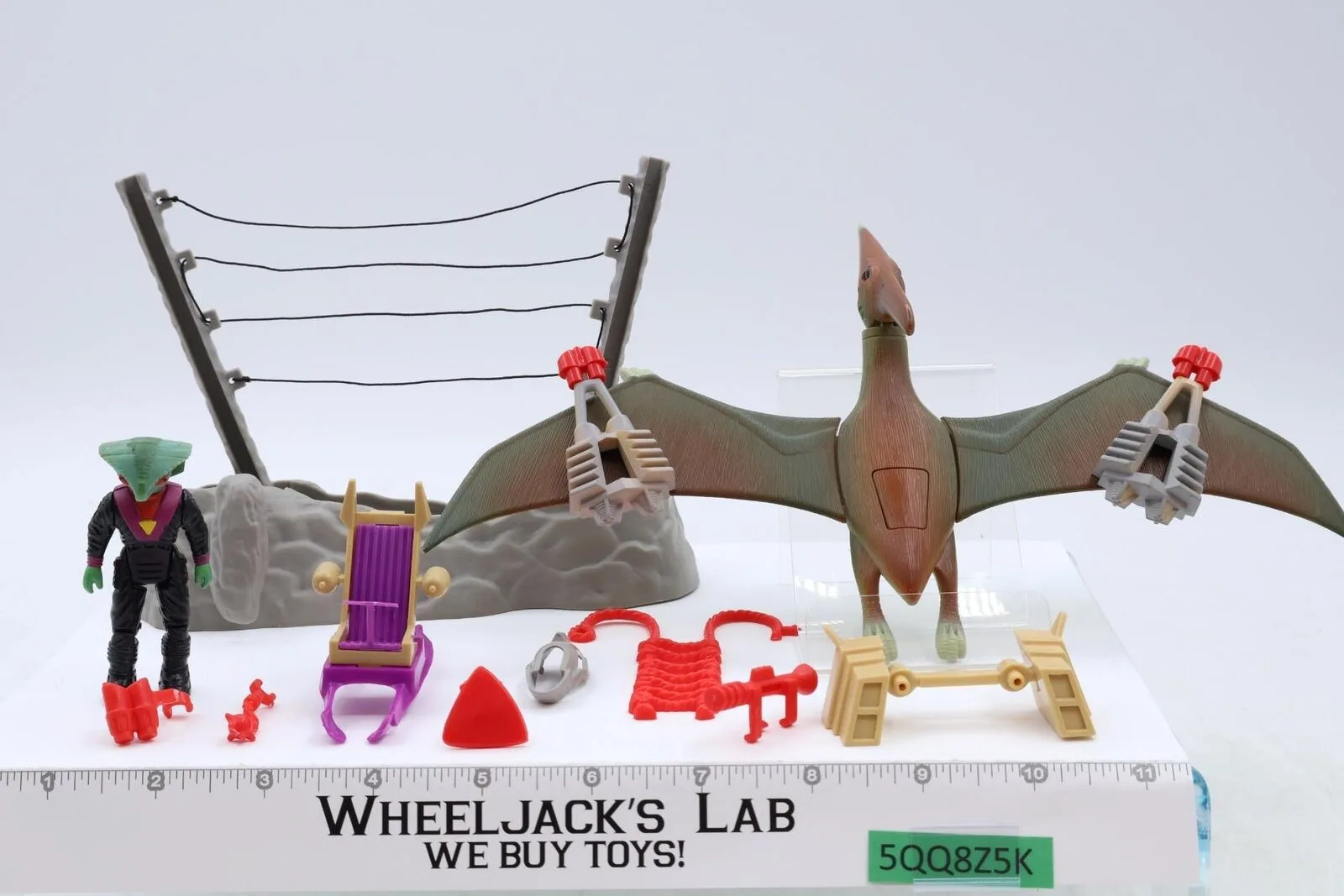 Pteranodon W/ Rasp Dino Riders 1989 Tyco Toys Vintage Action Figure ...