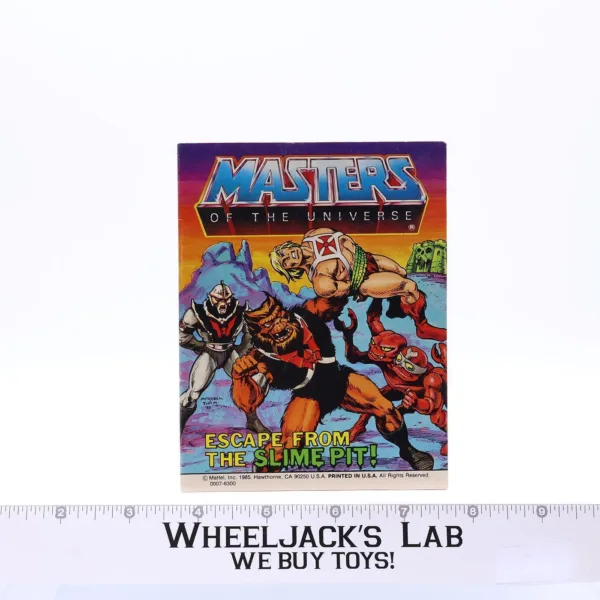 Escape From the Slime Pit 1985 Mini Comic He-Man Masters of the ...