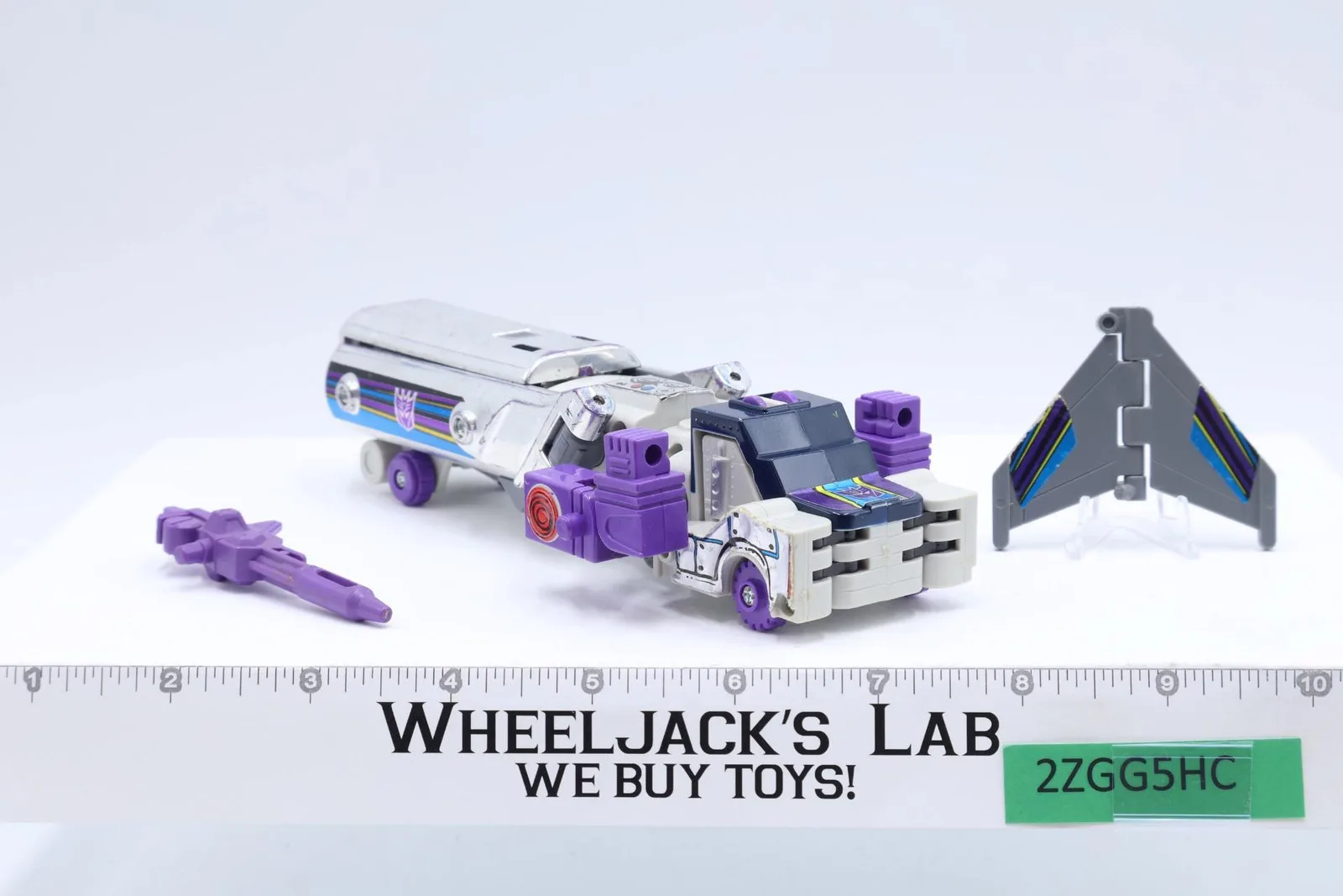 Octane 100% Complete Vintage 1986 G1 Transformers Hasbro Action Figure ...