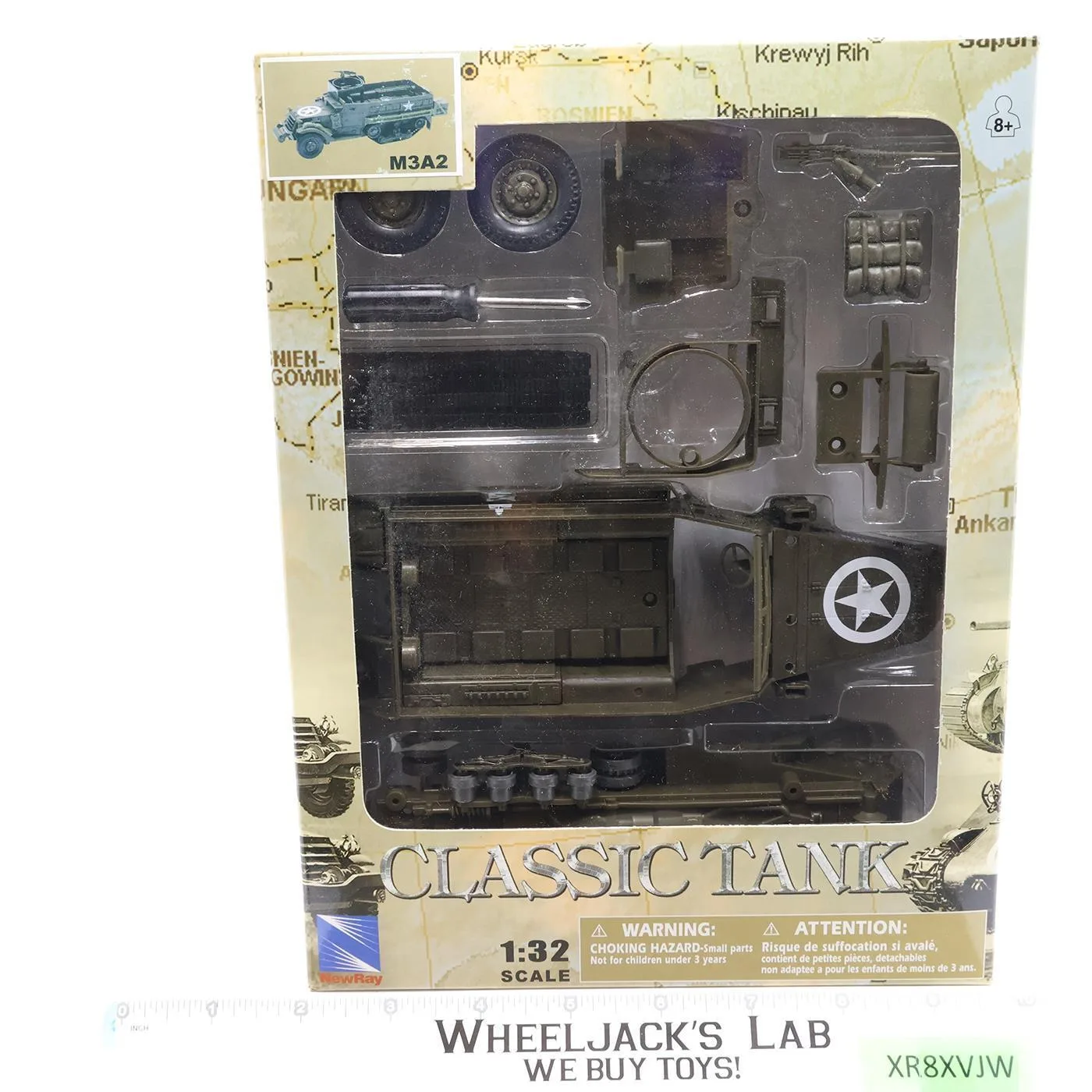 M3A2 Military Tank Classic Tank 1:32 Scale Plastic Assembly Kit NewRay ...