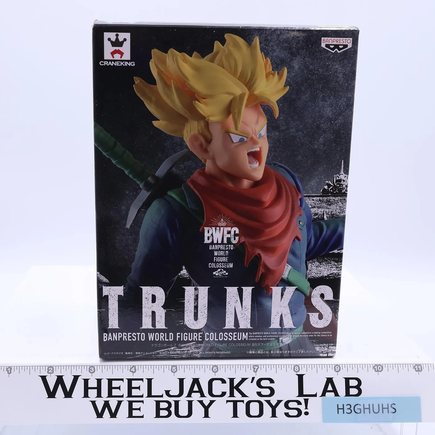 Trunks 2017 BWFC Banpresto World Figure Colosseum Craneking MIB Figure - Wheeljack's Lab