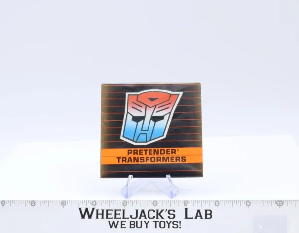 Pretender Micromaster Insert Catalog Brochure 1988 G1 Transformers ...