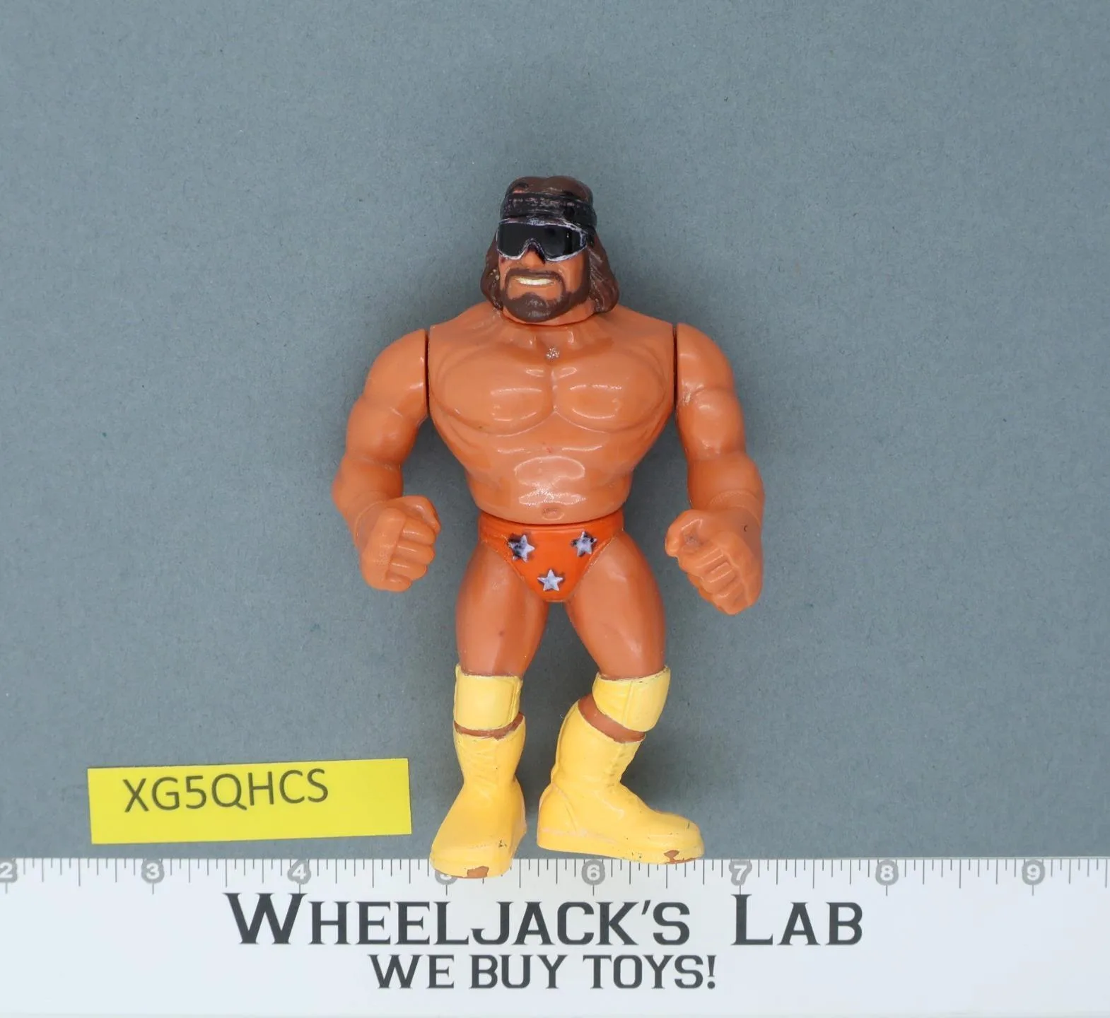 Macho Man 100% Complete WWE WWF Wrestling 1990 Hasbro Vintage Action ...