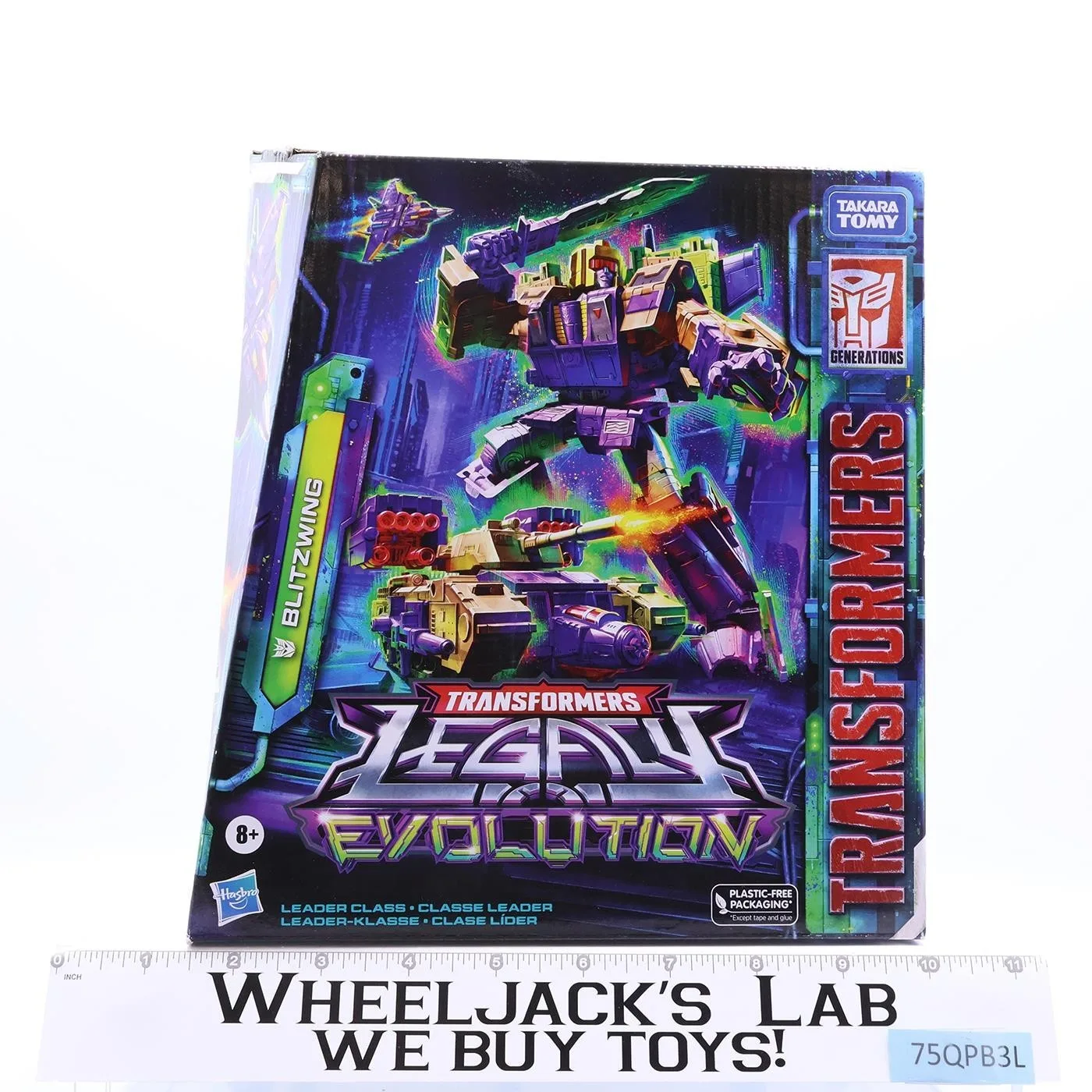 Blitzwing Transformers Legacy Evolution 2023 Hasbro Action Figure NEW SEALED - Wheeljack's Lab