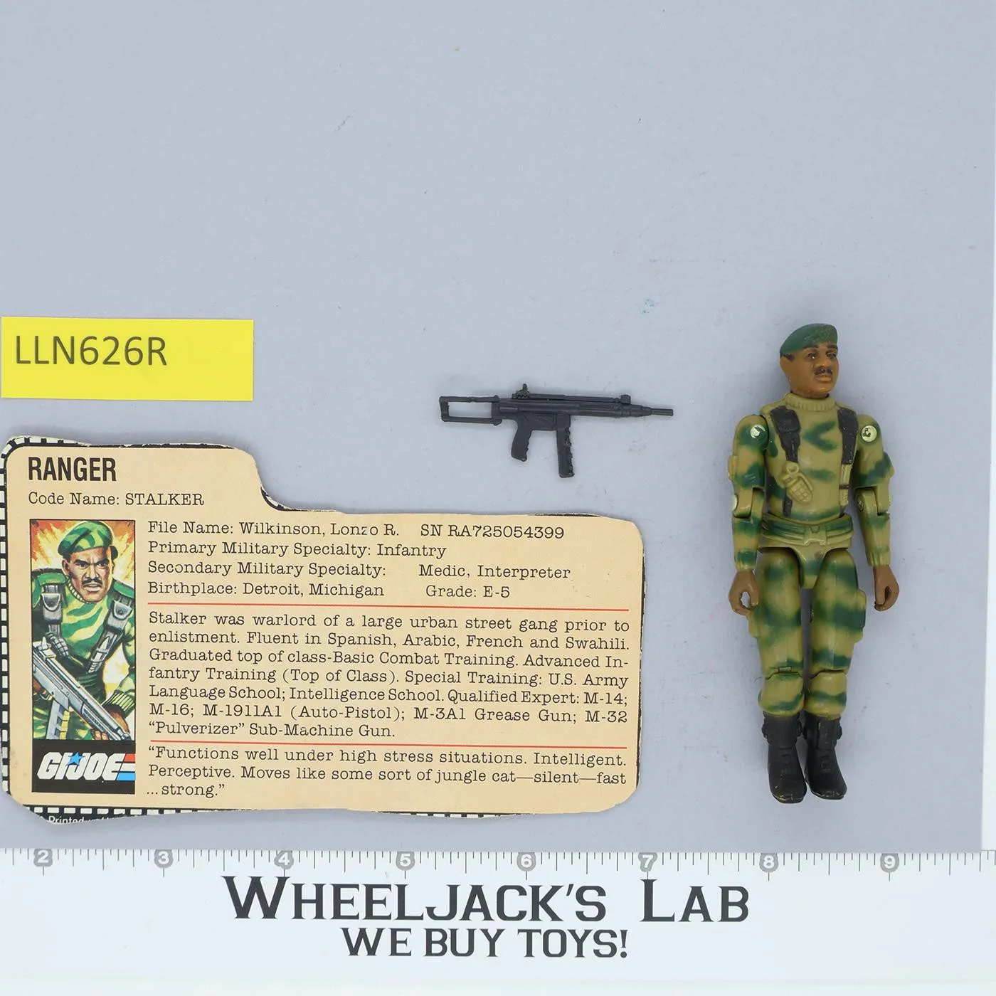 Stalker V1 Straight Arm 100% Complete G.I. Joe 1983 Hasbro Vintage ...