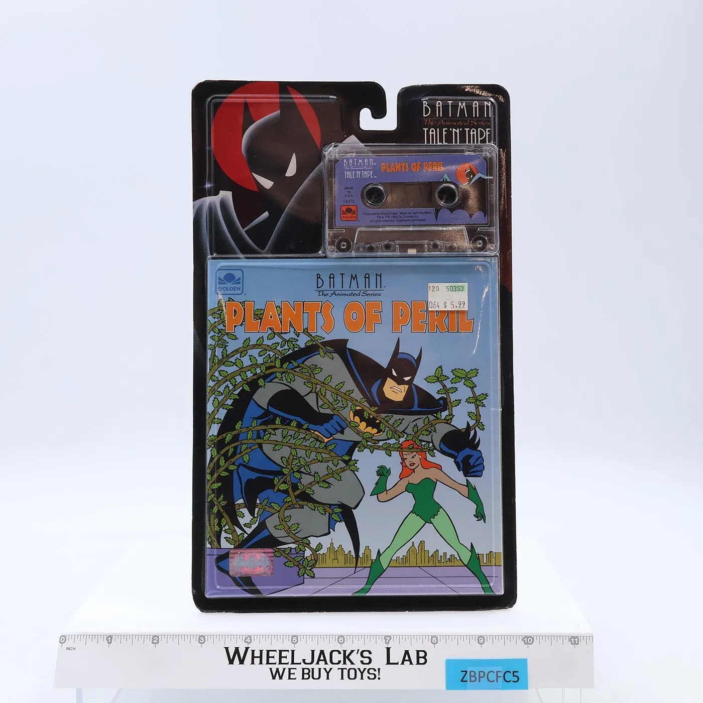 Batman Plants Of Peril The Animated Series TALE & TAPE Golden Books ...