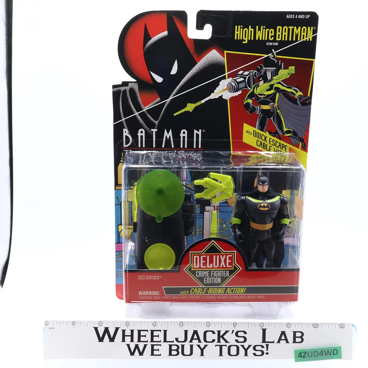 High Wire Batman The Animated Series Deluxe Crime Fighter 1993 Kenner ...