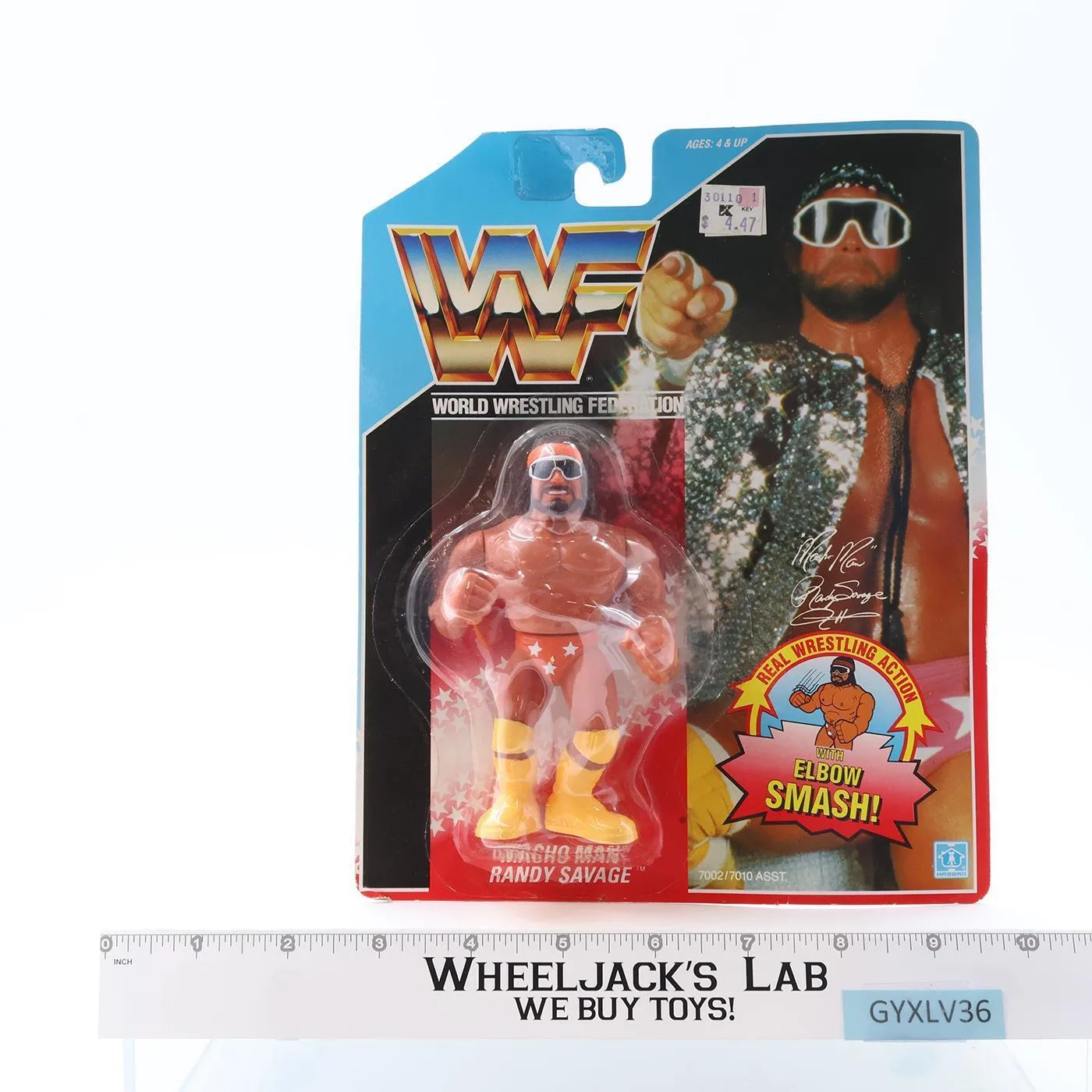 Macho Man Randy Savage Series 1 WWF Wrestling 1990 Hasbro Figure NEW ...