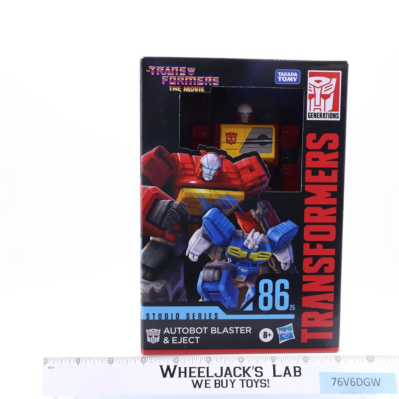 Blaster & Eject 86-25 Transformers Studio Series The Movie 2024 Hasbro ...