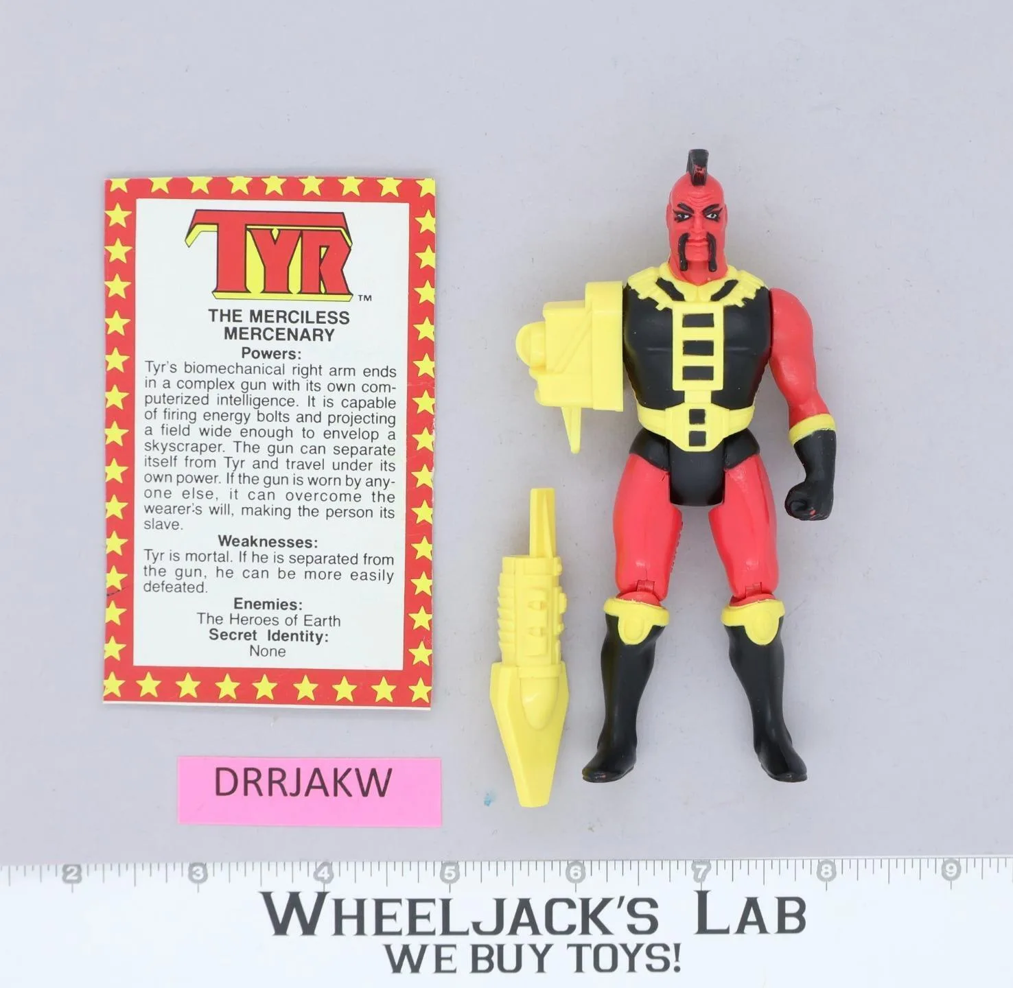 Tyr 100% Complete Kenner DC Comics Super Powers 1986 Vintage Action ...