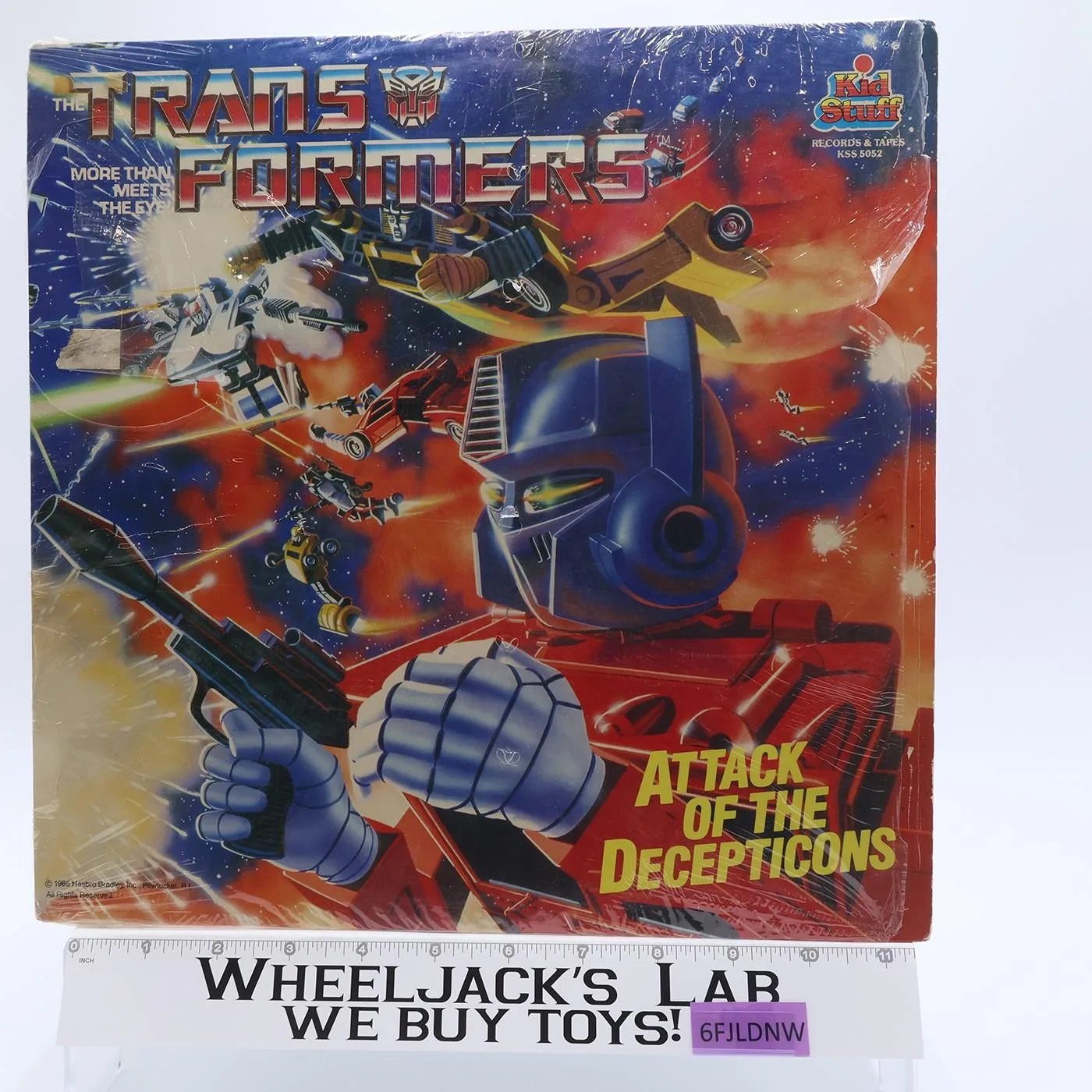 Transformers Attack of the Decepticons Book & Vinyl Record Kid Stuff ...