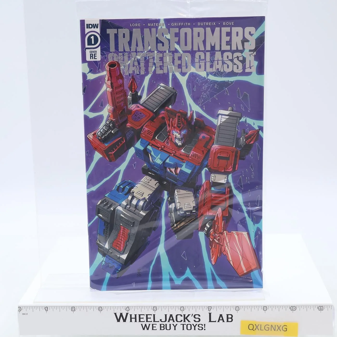 Transformers Shattered Glass II Issue #1 IDW Comics Pulse Exclusive Foil Variant - Wheeljack's Lab