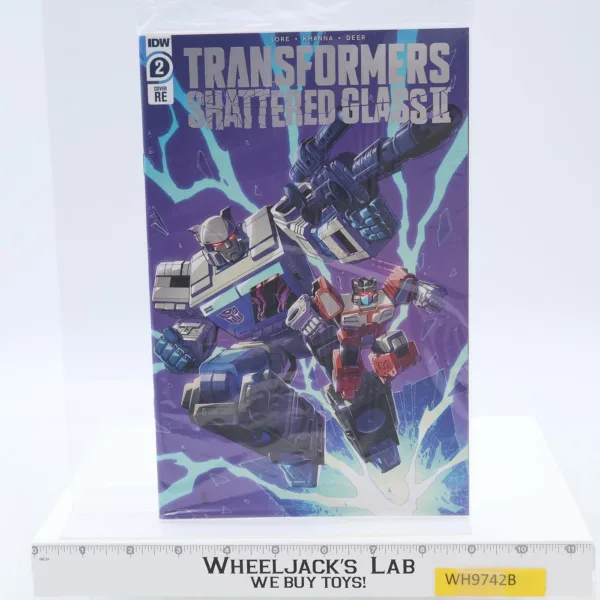 Transformers Shattered Glass II Issue #2 IDW Comics Pulse Exclusive Foil Variant - Wheeljack's Lab
